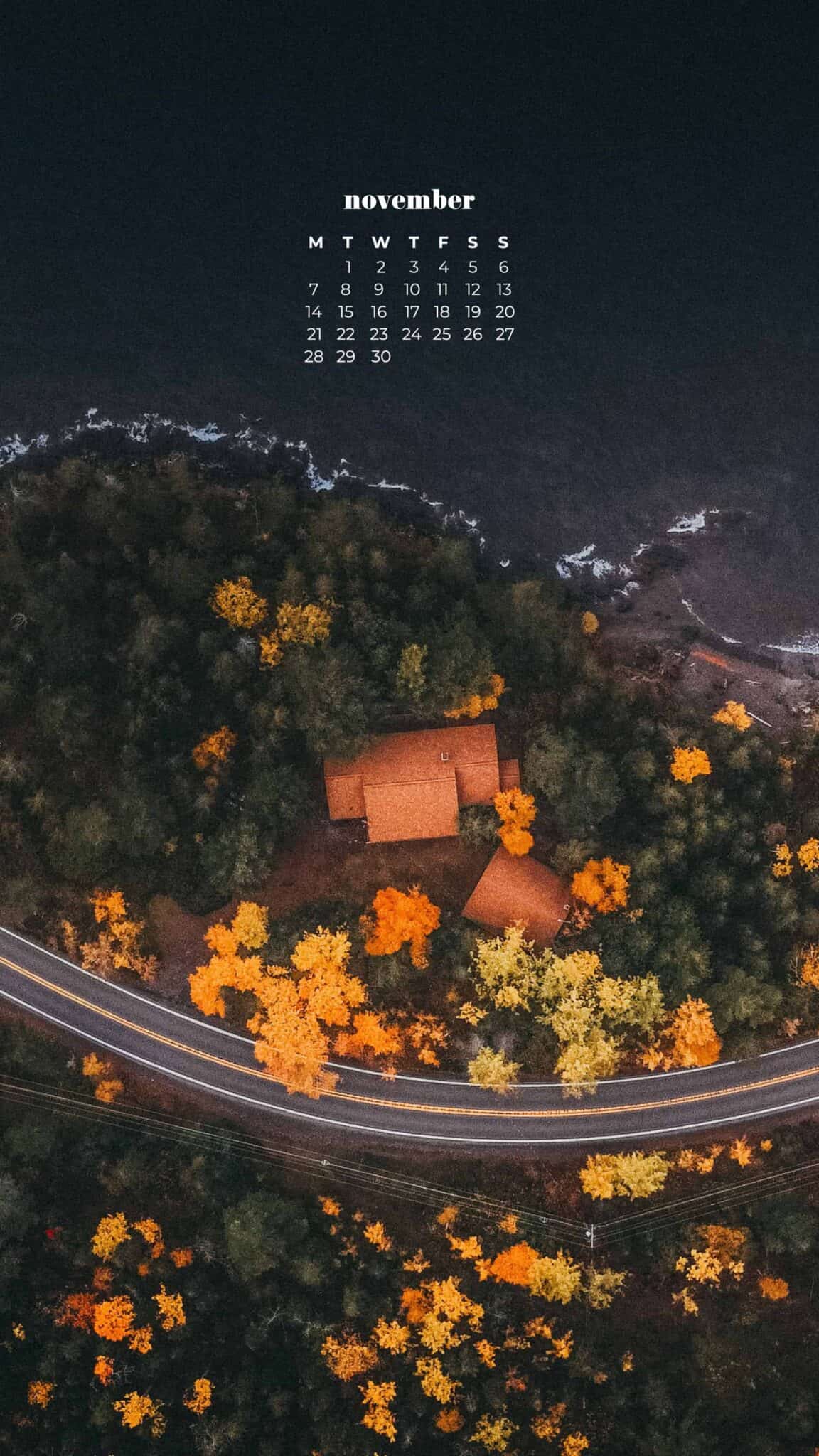 November 2022 wallpapers – 59 FREE desktop & phone calendars