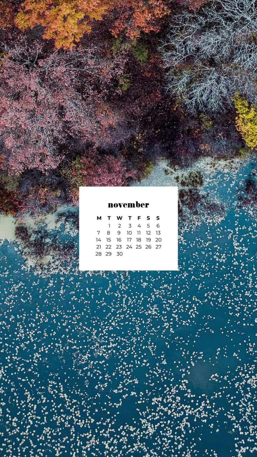 November 2022 wallpapers – 59 FREE desktop & phone calendars