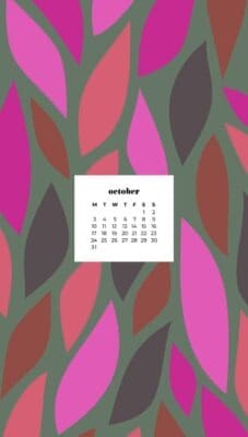 October 2022 wallpapers – 60 FREE desktop & phone calendars