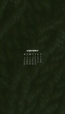 September 2022 wallpapers – 55 FREE desktop & phone calendars