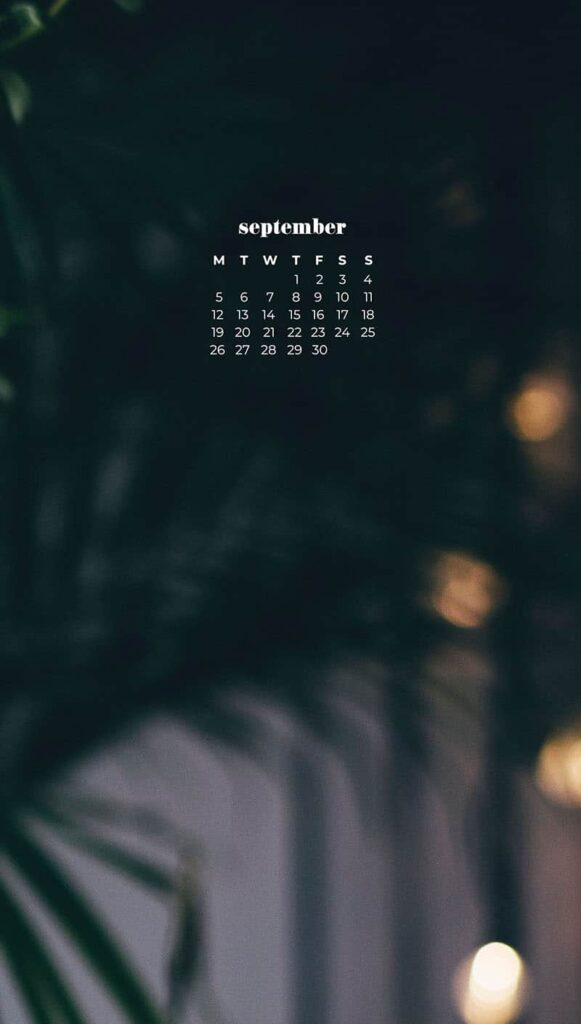 September 2022 wallpapers – 55 FREE desktop & phone calendars