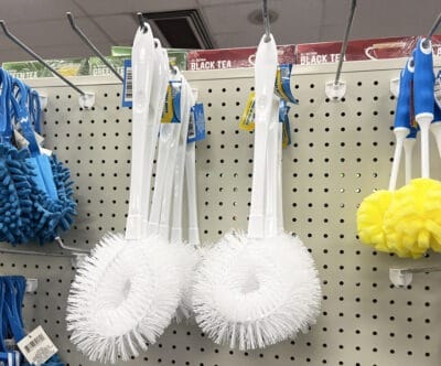 DIY bottle brush trees - Upcycle toilet brushes into holiday decor!