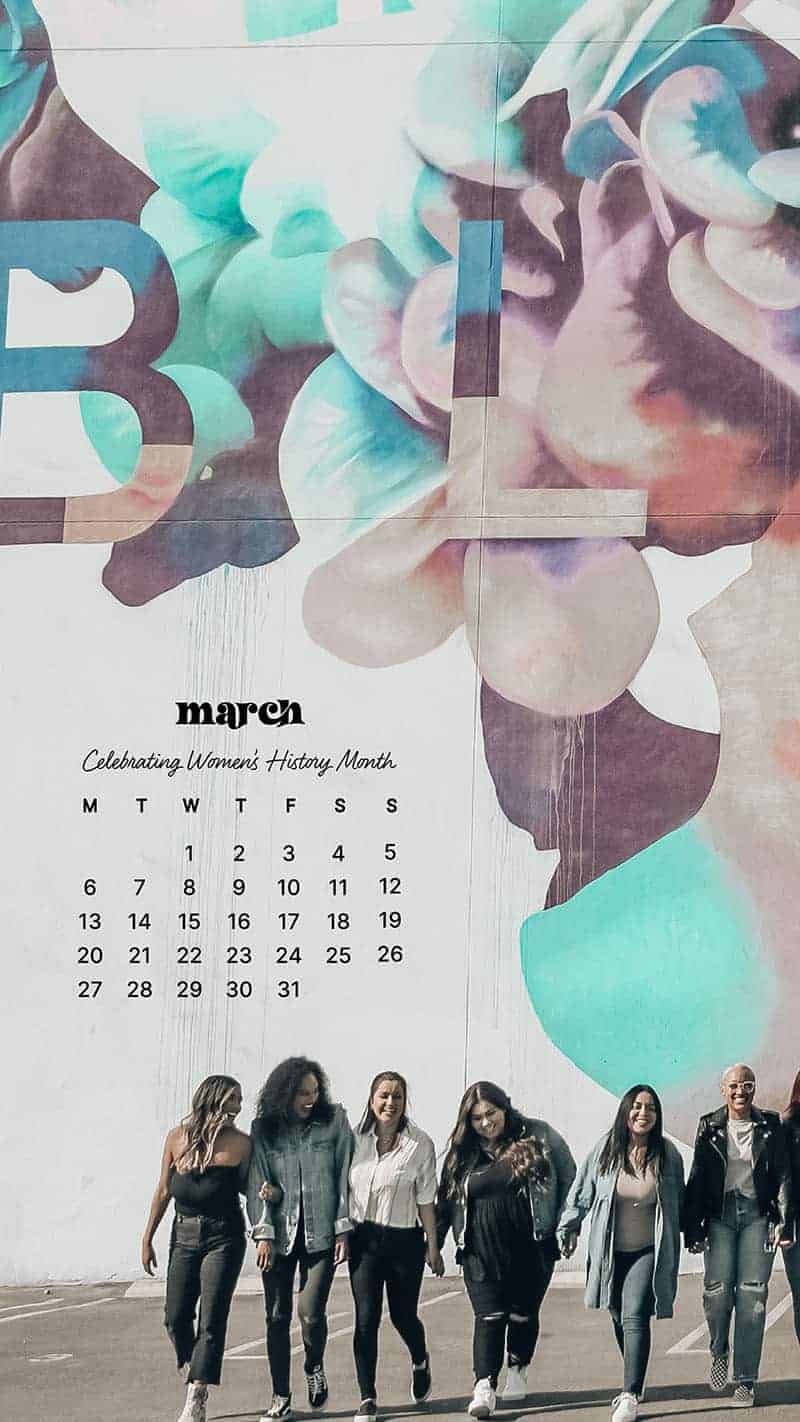 Women's History Month 2023 - 20 FREE wallpaper calendars!