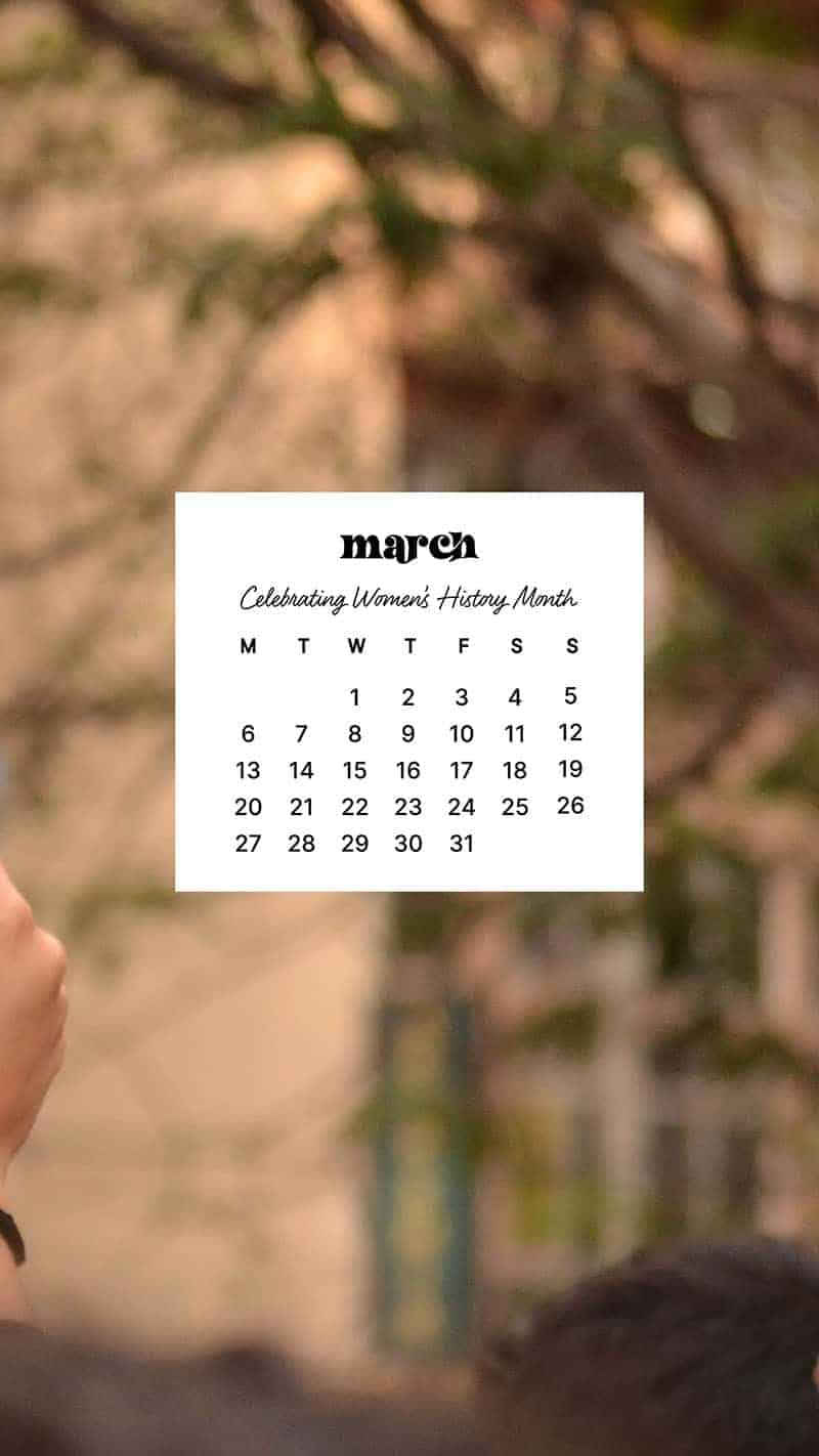 Women's History Month 2023 - 20 FREE wallpaper calendars!
