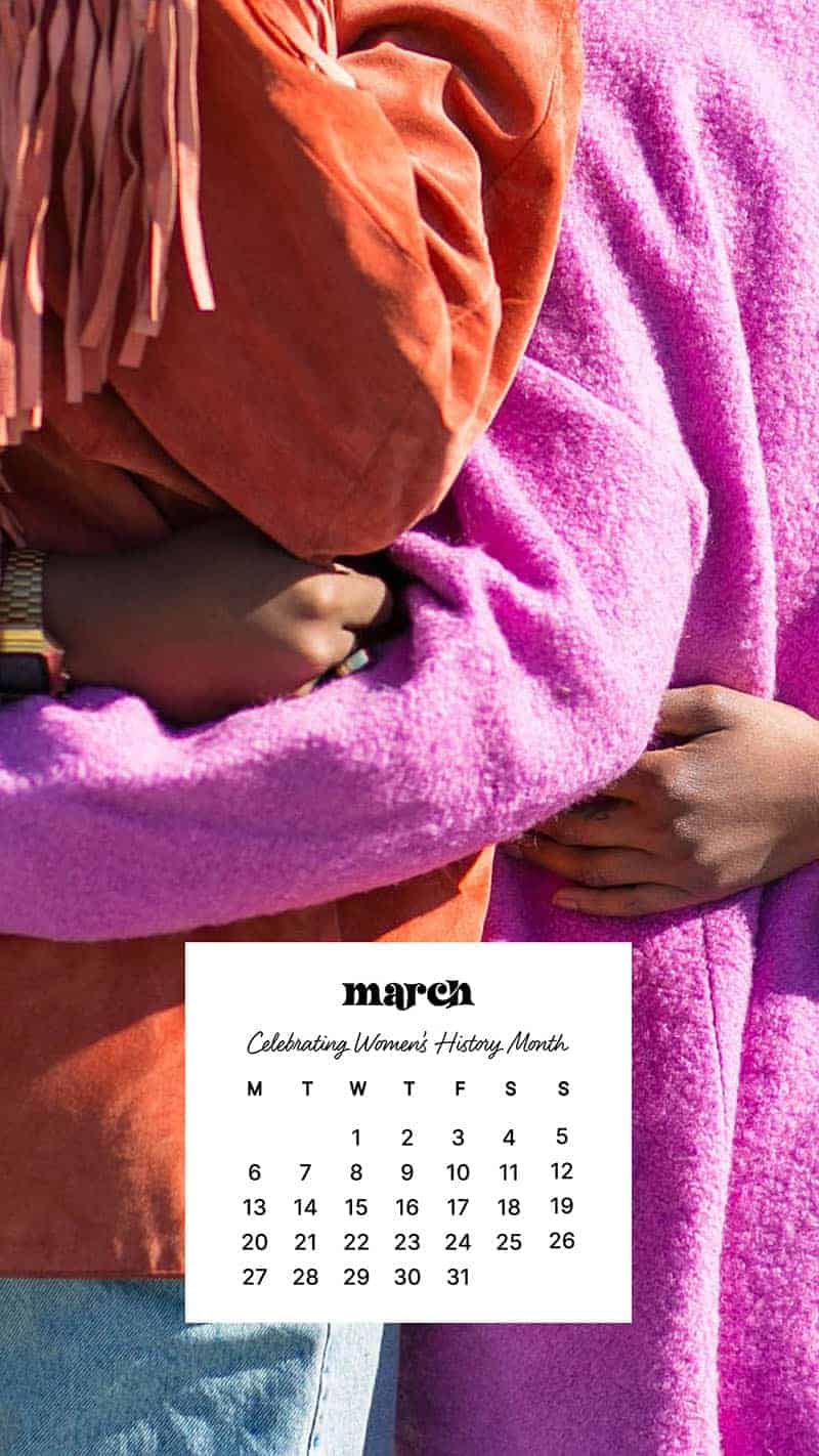 Women's History Month 2023 - 20 FREE wallpaper calendars!