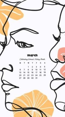 Women's History Month 2023 - 20 FREE wallpaper calendars!