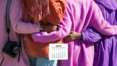 Women's History Month 2023 - 20 FREE wallpaper calendars!