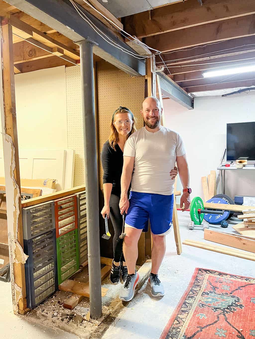 DIY basement update on a small budget — Phase 1 progress