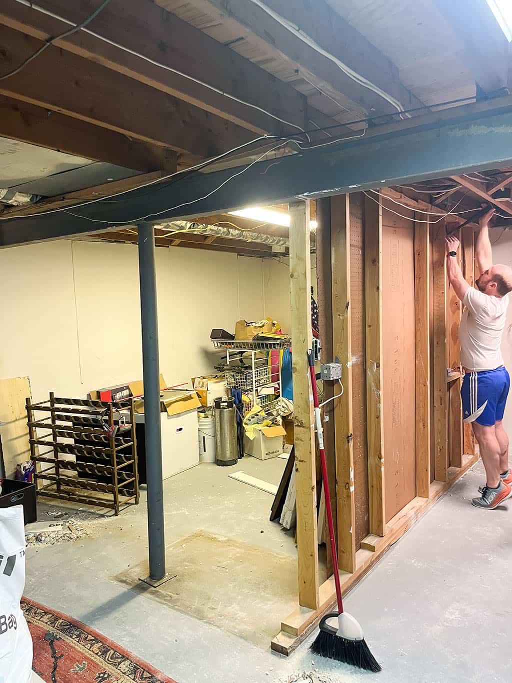 DIY basement update on a small budget — Phase 1 progress