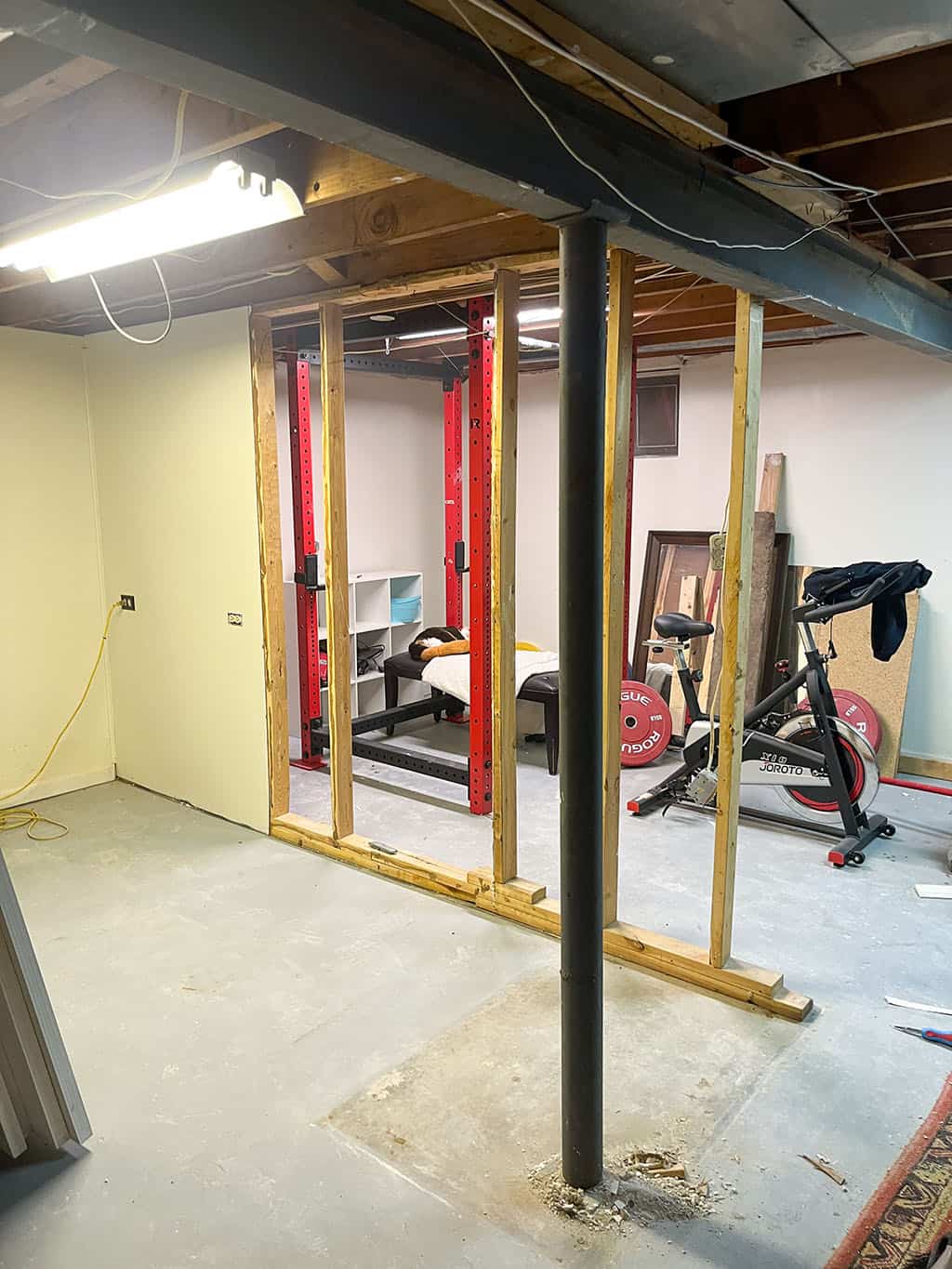 DIY basement update on a small budget — Phase 1 progress