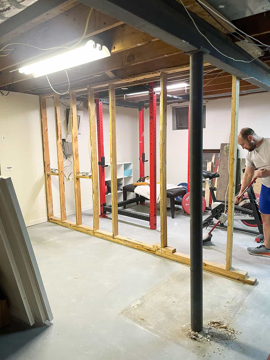 DIY basement update on a small budget — Phase 1 progress
