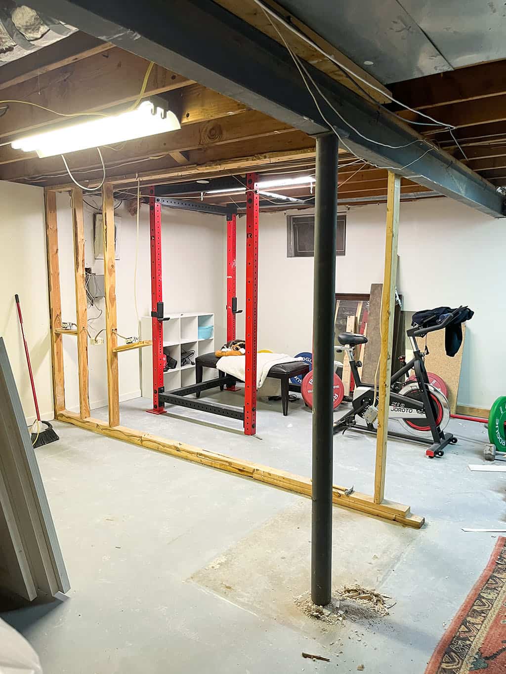 DIY basement update on a small budget — Phase 1 progress