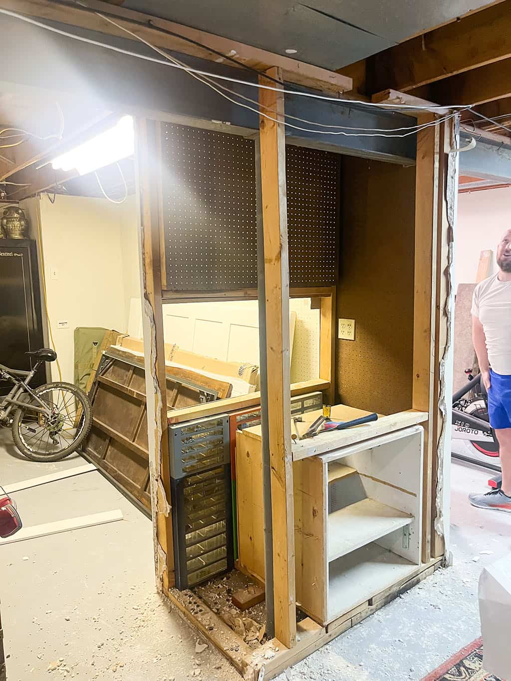 DIY basement update on a small budget — Phase 1 progress