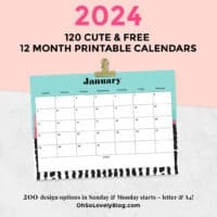 FREE 2024 calendars — 120 beautiful designs to choose from!