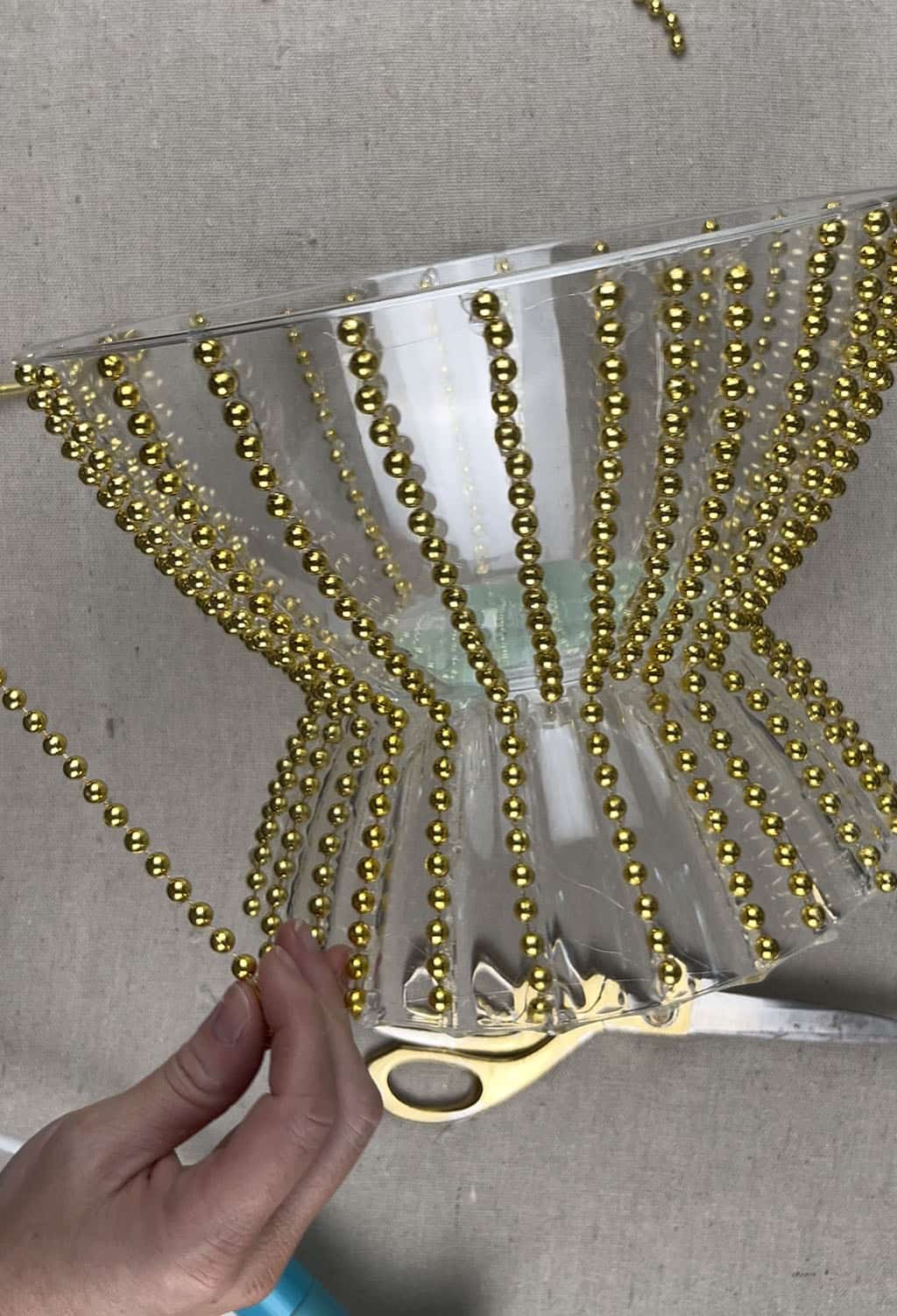 Beaded flower pot – An easy, affordable, and fun DIY!