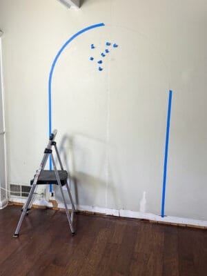 DIY painted wall arch tutorial – So easy, can be completed in 1 day!