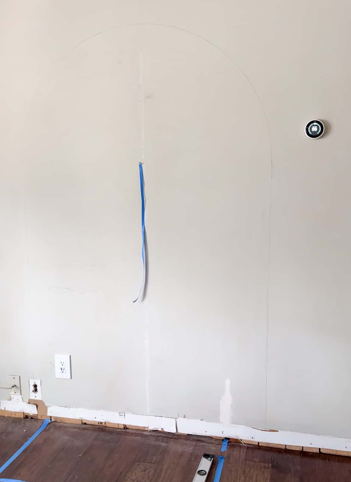 DIY painted wall arch tutorial – So easy, can be completed in 1 day!