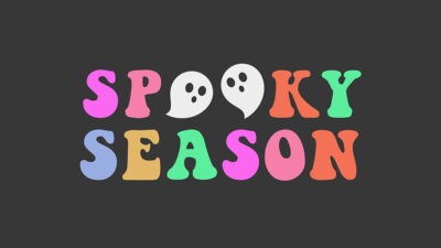 Free spooky season wallpapers – 24 colorful and preppy options!