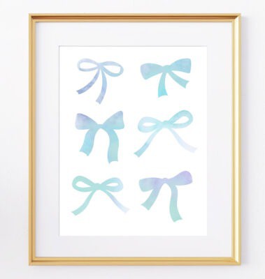Ribbon art printables – 17 FREE options – perfect for framing!