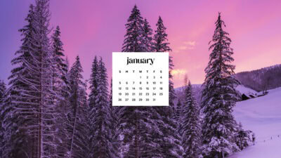January 2025 wallpapers – 55 FREEBIES for desktop & phones!