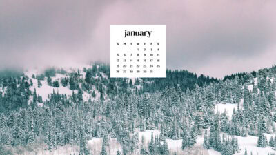 January 2025 wallpapers – 55 FREEBIES for desktop & phones!