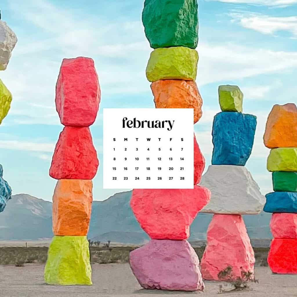 free february 2026 desktop wallpaper calendars Archives – Oh So Lovely Blog